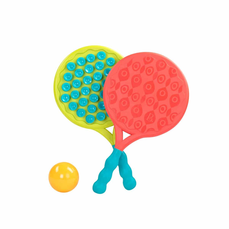 Paddle Popper - Red & Green | Paddle Game Set | B. toys – B.toys Australia