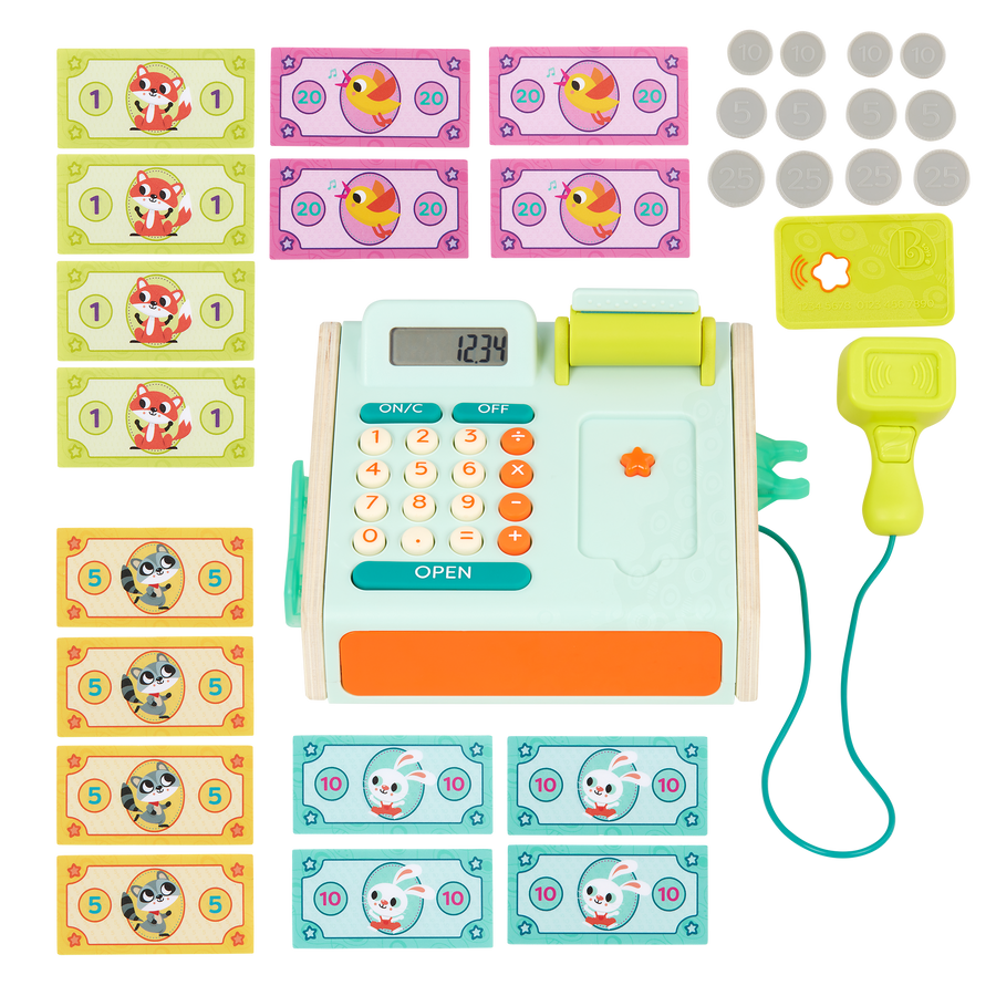Mini Cashier Playset | Toy Cash Register | B. toys – B.toys Australia