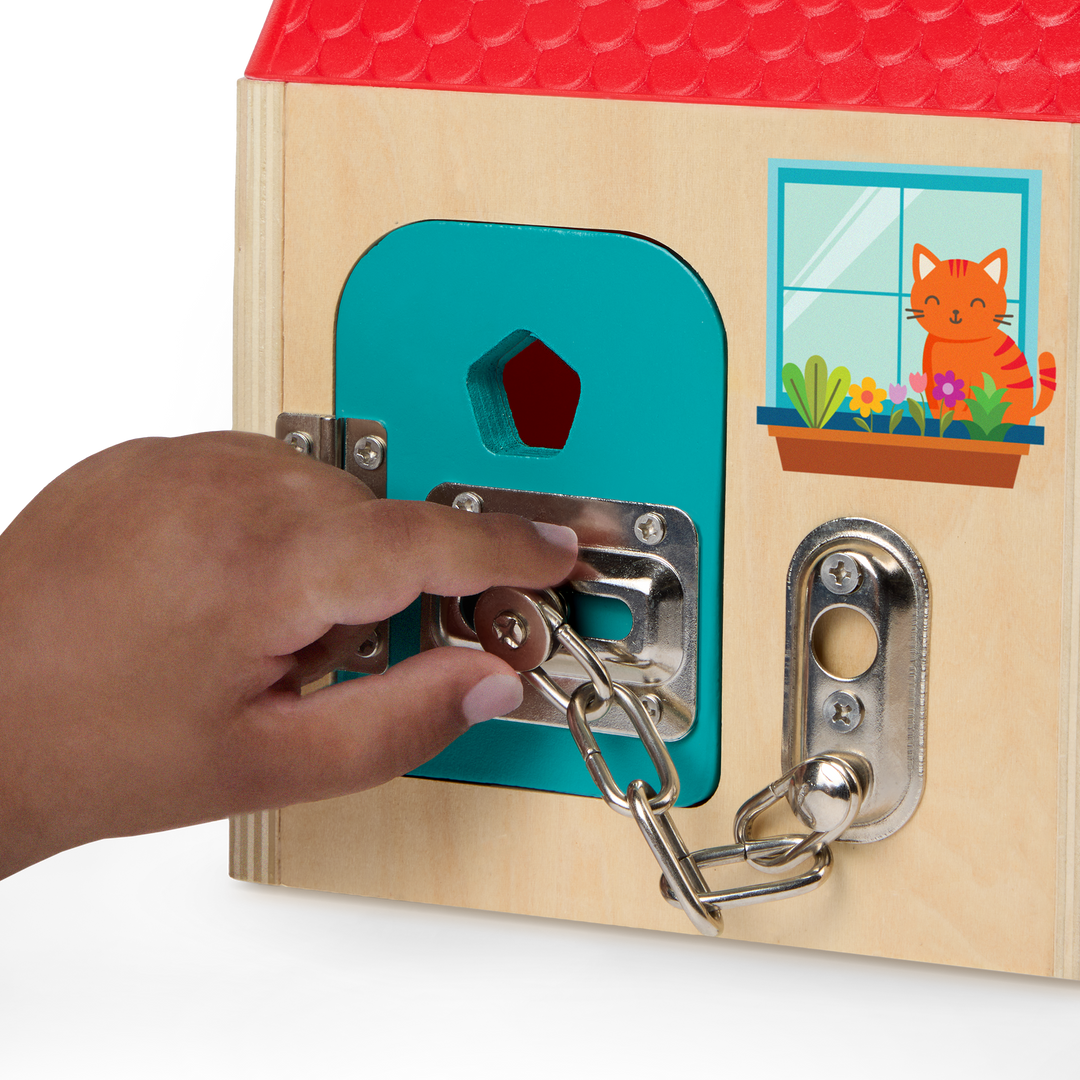 Unlock & Learn Box | Wooden Locks & Latches House | B. toys – B.toys ...